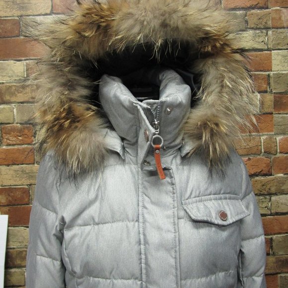 LUHTA | Jackets & Coats | Luhta Womens Jacket Gray Hooded Size 368 ...